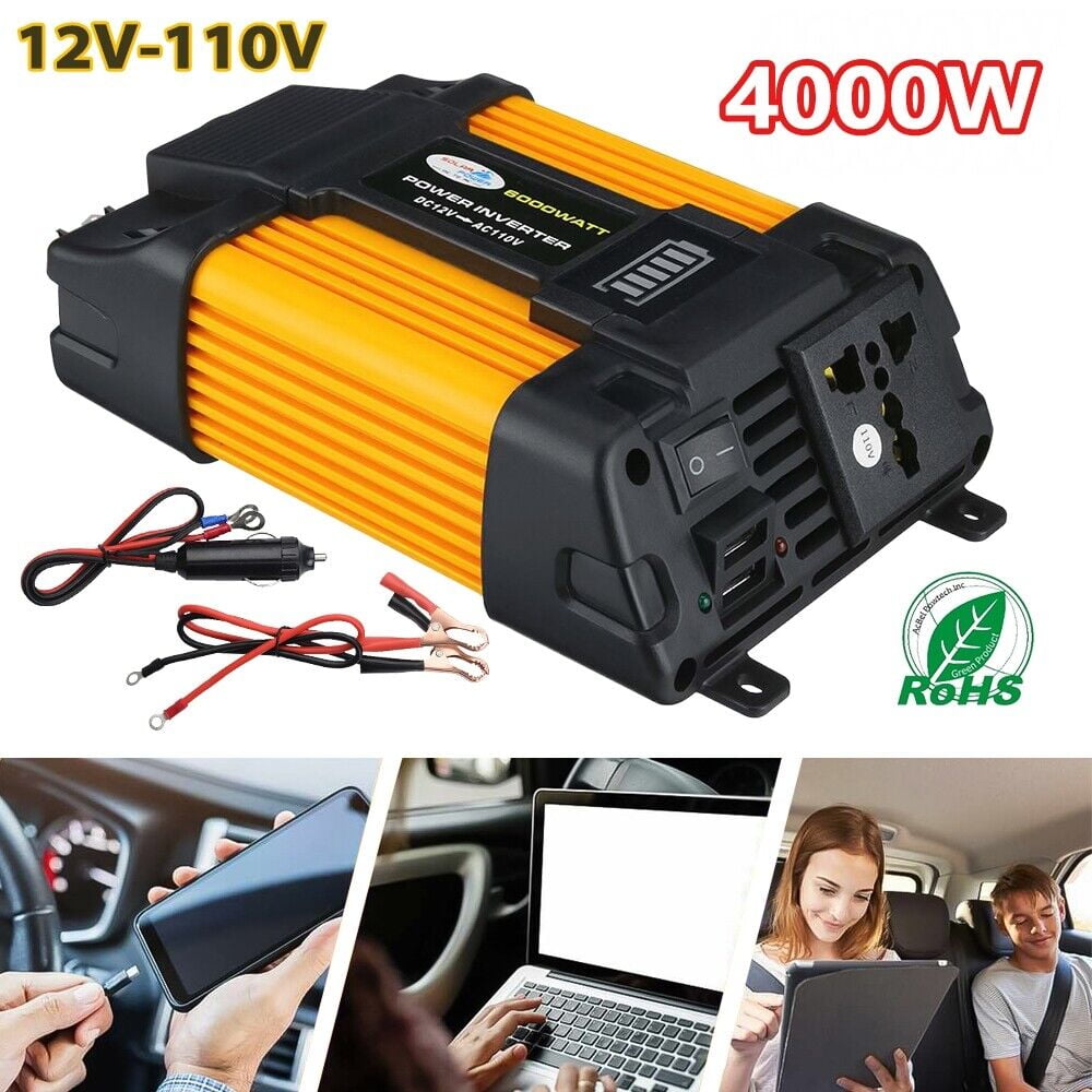 4000W Complete Solar Panel Kit Solar Power Generator 100A Home 110V ...