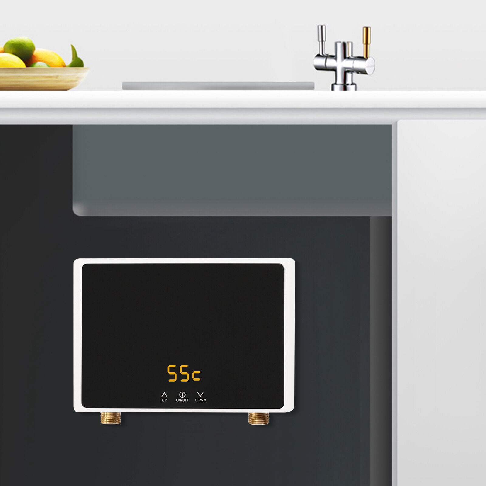 4000W Electric Tankless Hot Water Heater System Under Sink for Home ...
