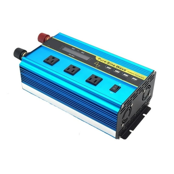 4000W Pure Sine Wave Inverter DC 12v/24v To AC 110 60HZ Car Solar Power ...