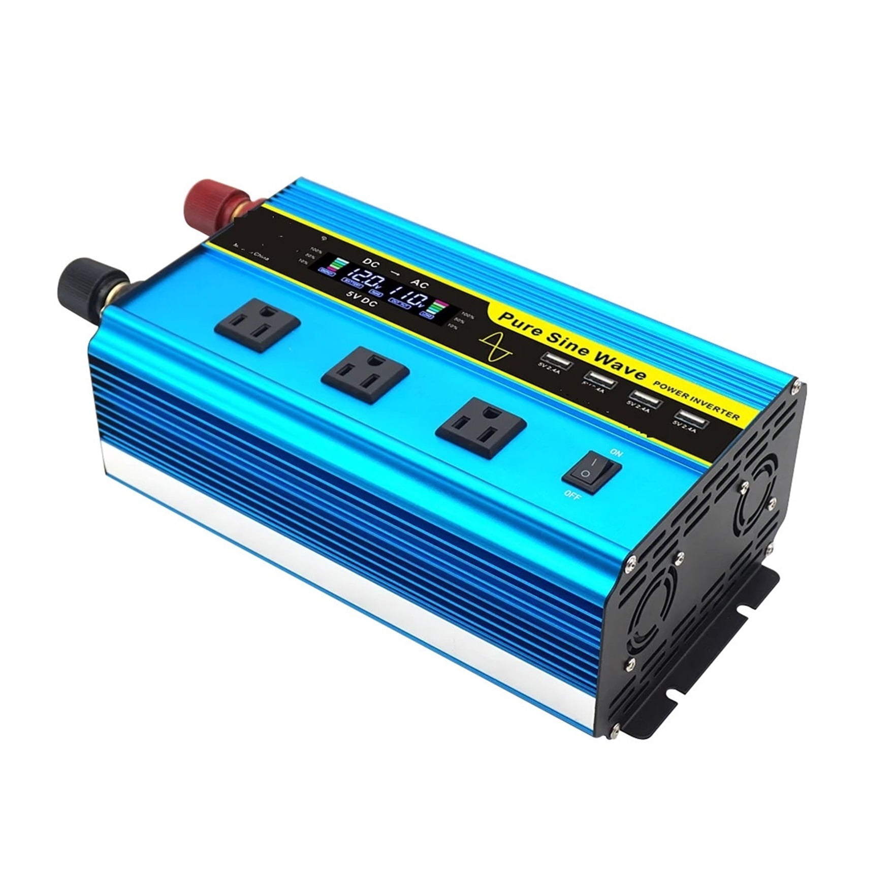 4000W Pure Sine Wave Inverter DC 12v/24v To AC 110 60HZ Voltage ...
