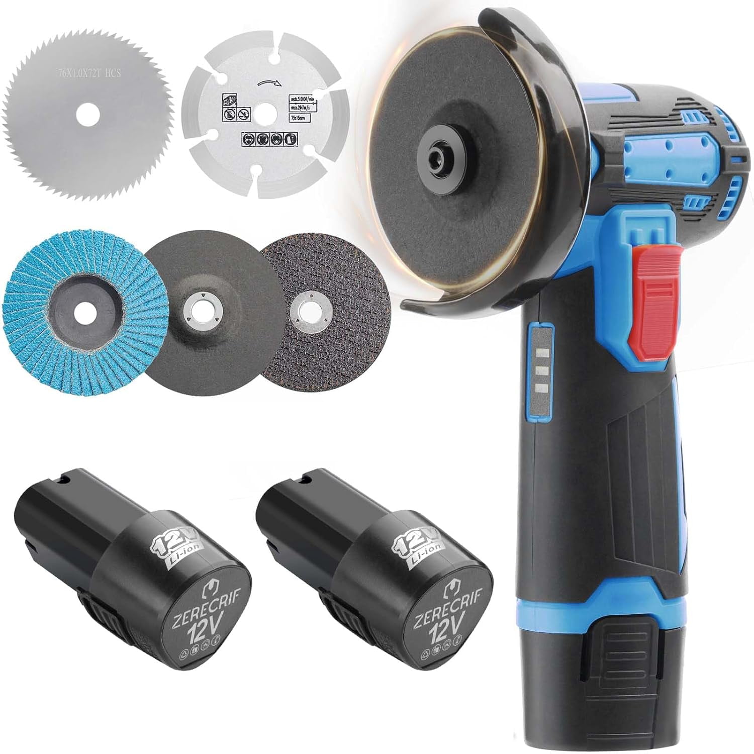 4000mAh Angle Tool, Cordless Angle with , Small Portable Angle ...