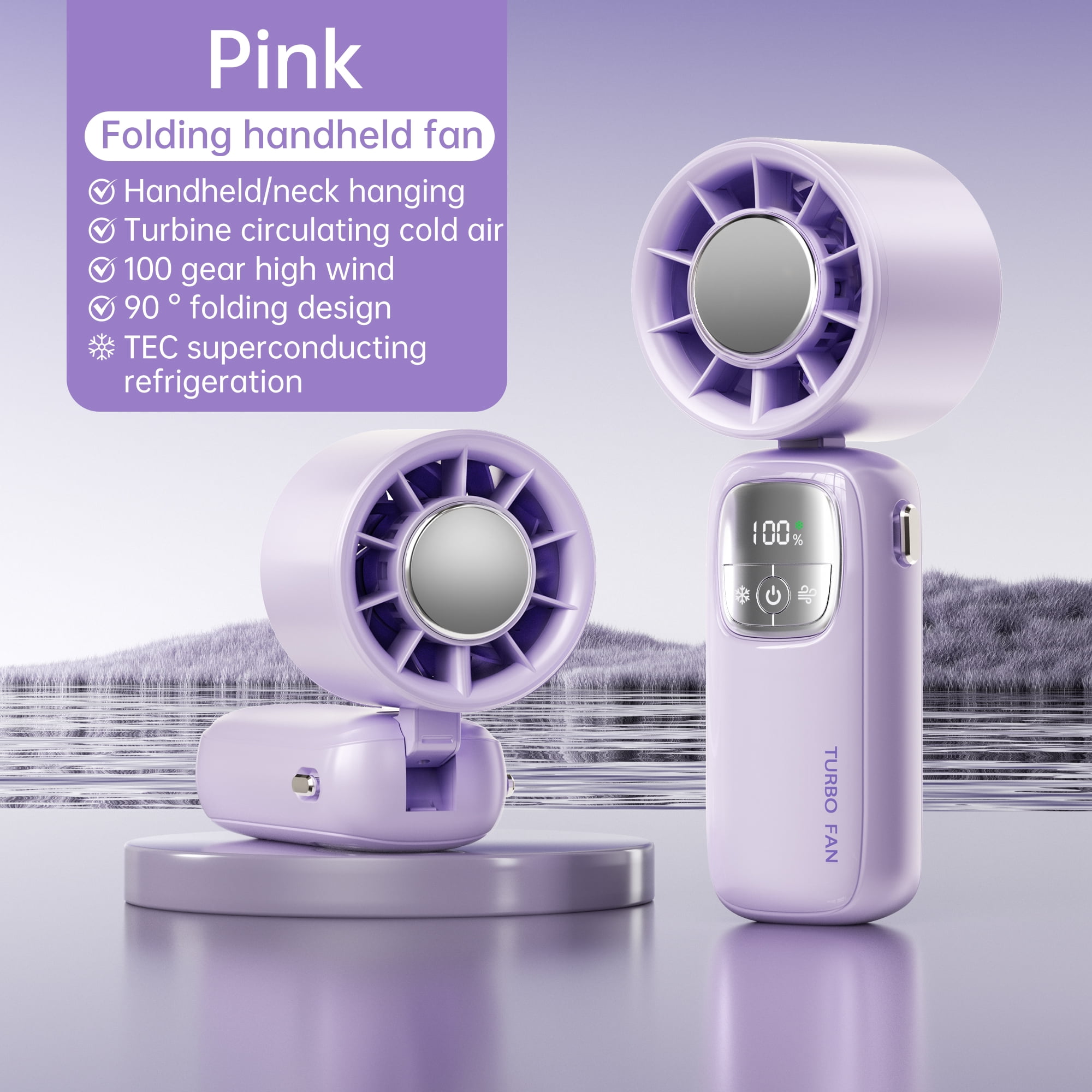 4000mAh High Capacity Portable Cooling Fan, TEC Superconduct Technology ...