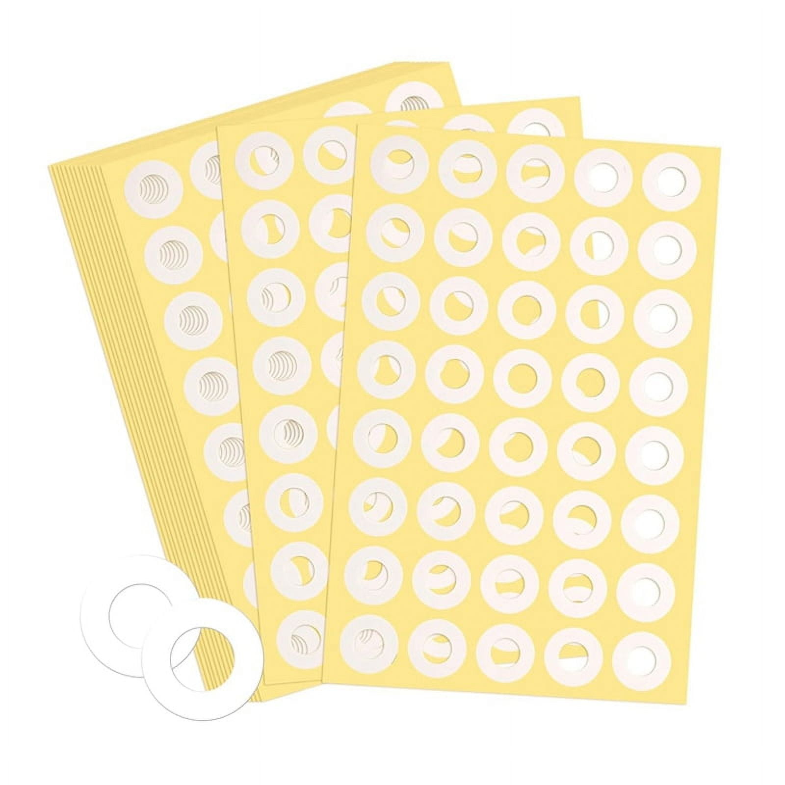 4000pcs Hole Punch Reinforcement Stickers, Self-Adhesive 1/4 Inch ...
