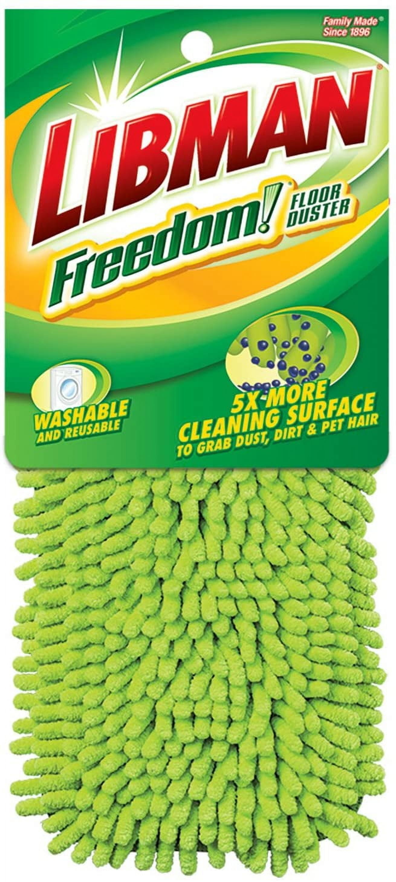 4006 Freedom Floor Duster Refill with Easy-Chan Design, 7" Pad ...