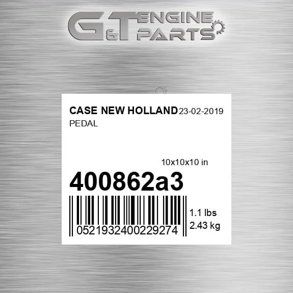 400862A3 PEDAL fits CASE NEW HOLLAND (New OEM) - Walmart.com