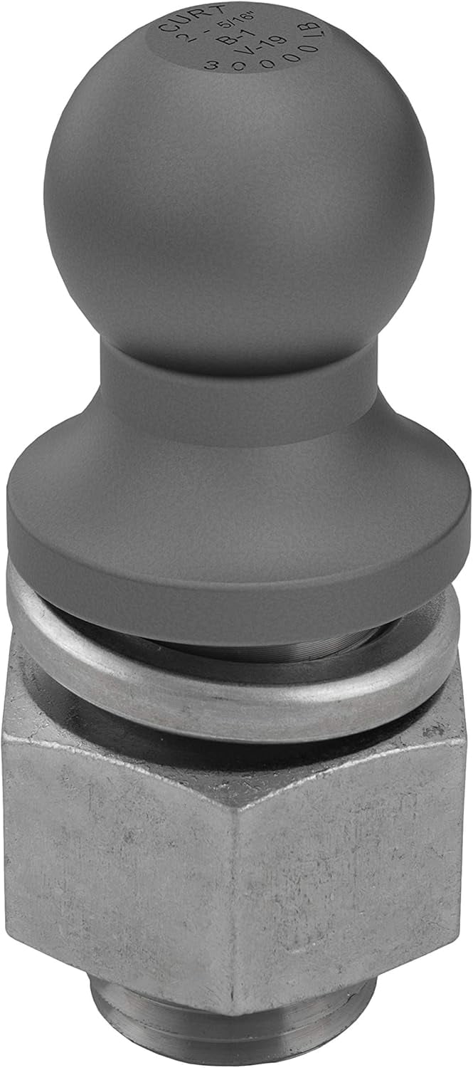 40088 Raw Steel Trailer Hitch Ball, 30,000 lbs, 2-5/16-Inch Diameter, 2 ...