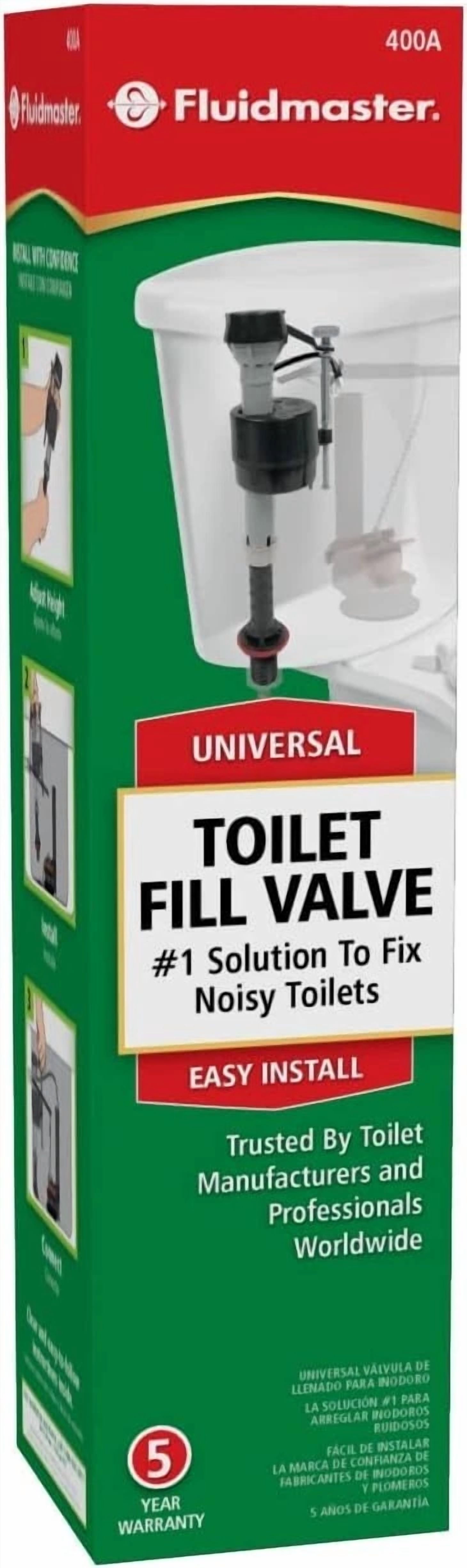 400A Universal Toilet Fill Valve Kit Easy To Install, Fix Noisy Slow ...