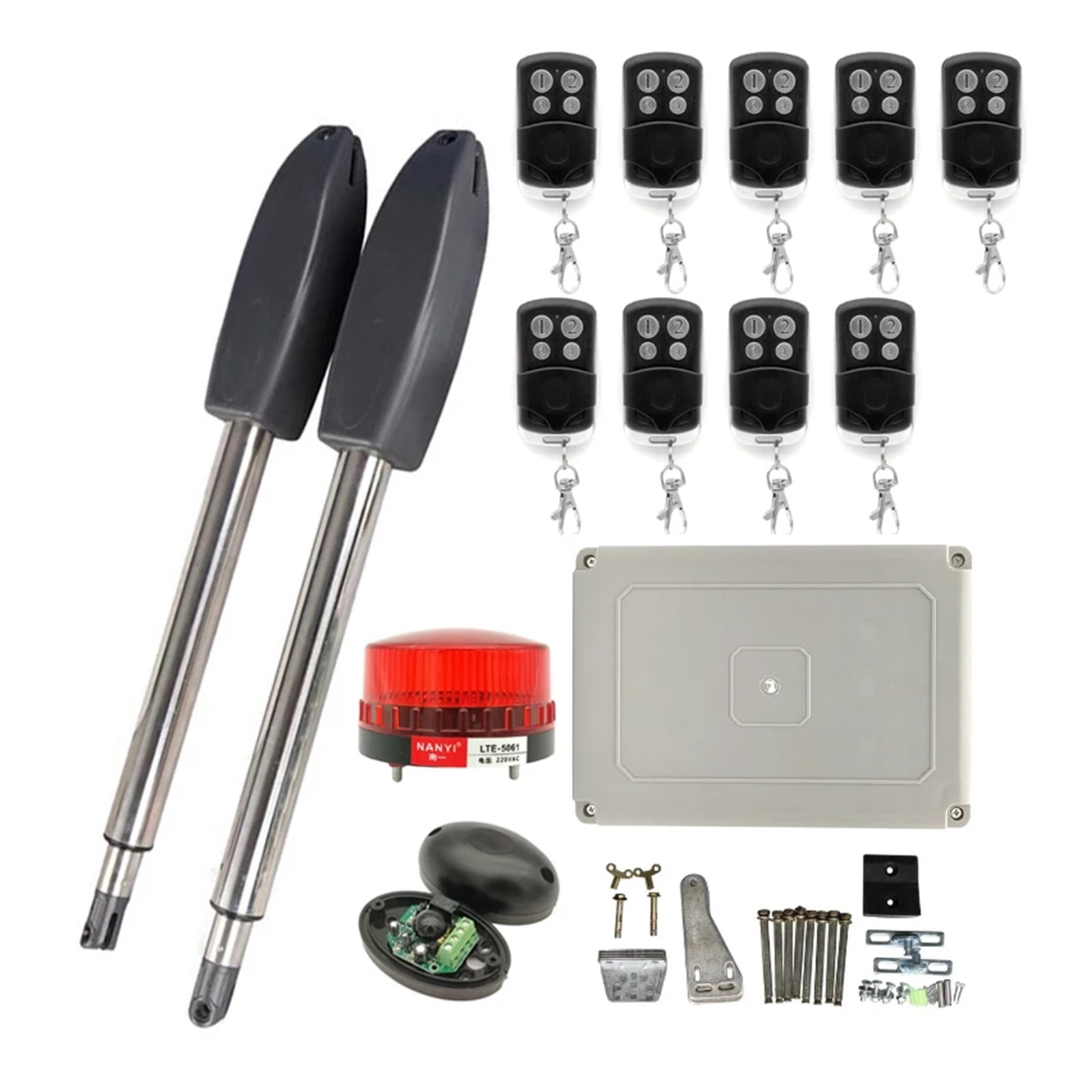 400KG Automatic Electric Swing Gate Opener Kit Pull Arm Drive Swing ...