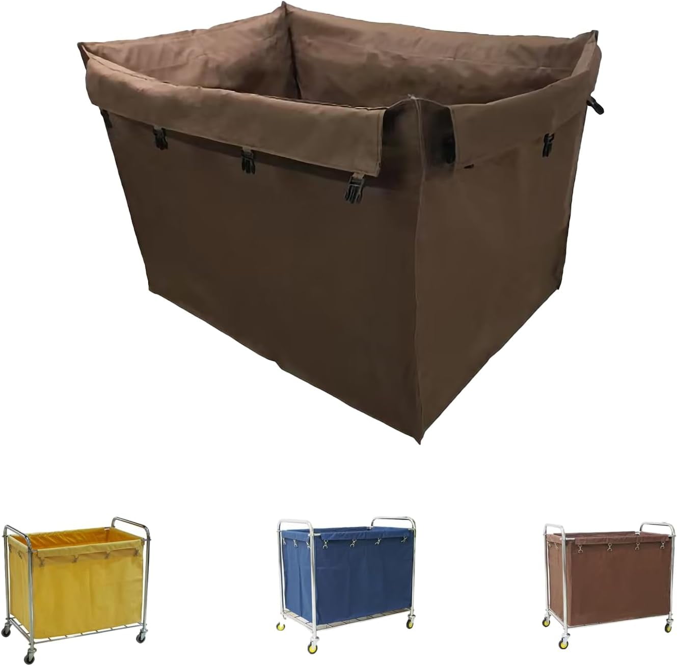 400L Commercial Laundry Cart Replacement Liner Bags, Removable ...