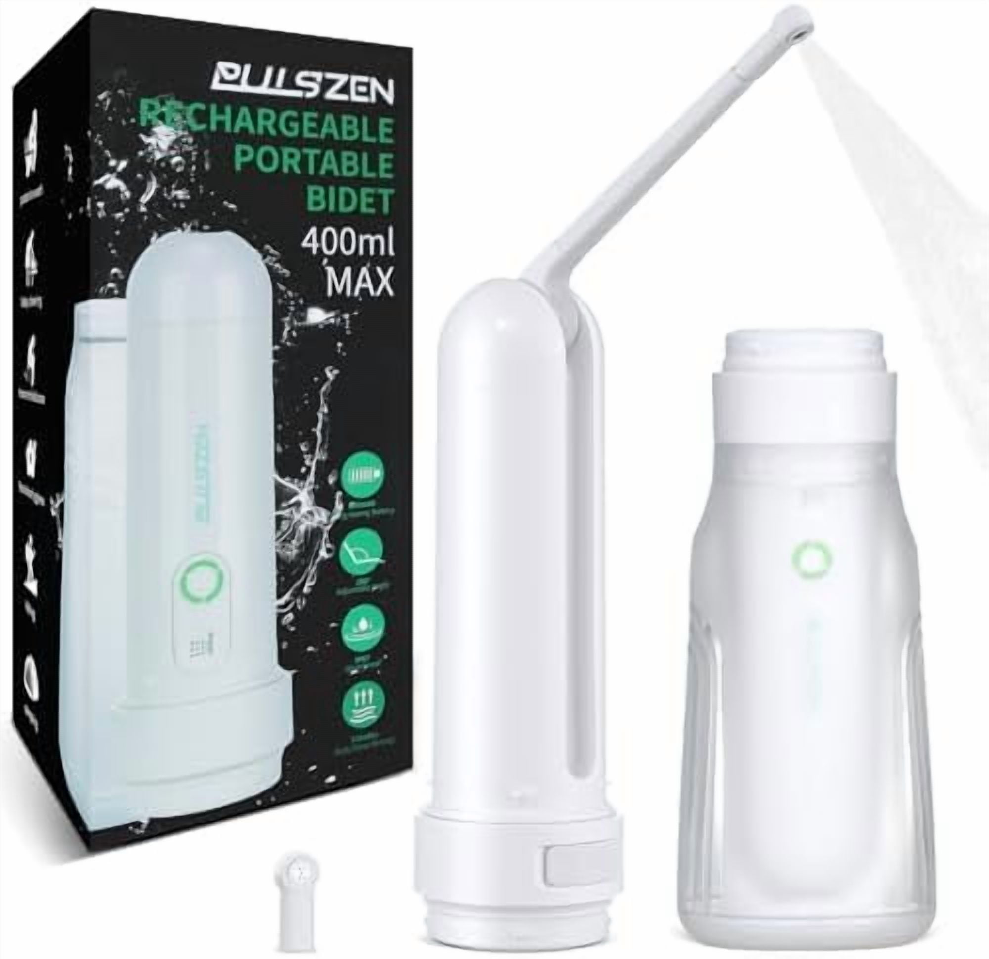 400ML Portable Bidet for Travel, Rechargeable Electric Handheld Bidet ...