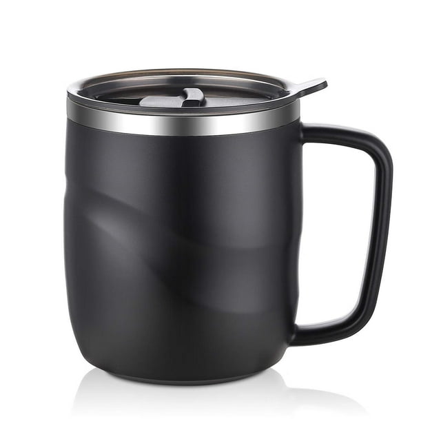 400ML Stainless Steel Insulated Coffee Mug with Handle, Double Wall ...