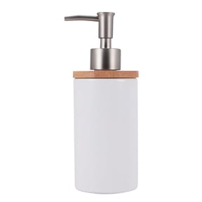 Mainstays Ceramic Lotion Pump White, 12.5 oz, Ceramic Soap Dispenser ...