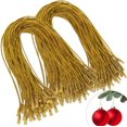 400PCS Christmas Ornament Hangers, Gold Christmas Ornament Hanging ...