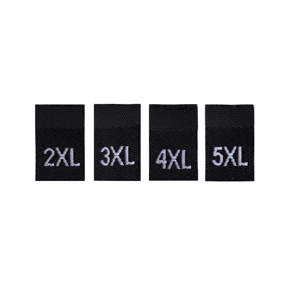 400PCS Clothes Size Labels Folded Cloth Labels General Woven Size Mark ...