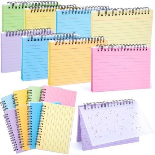 400PCS Index Cards, 4x6 Large Index Cards with Key Rings for School ...