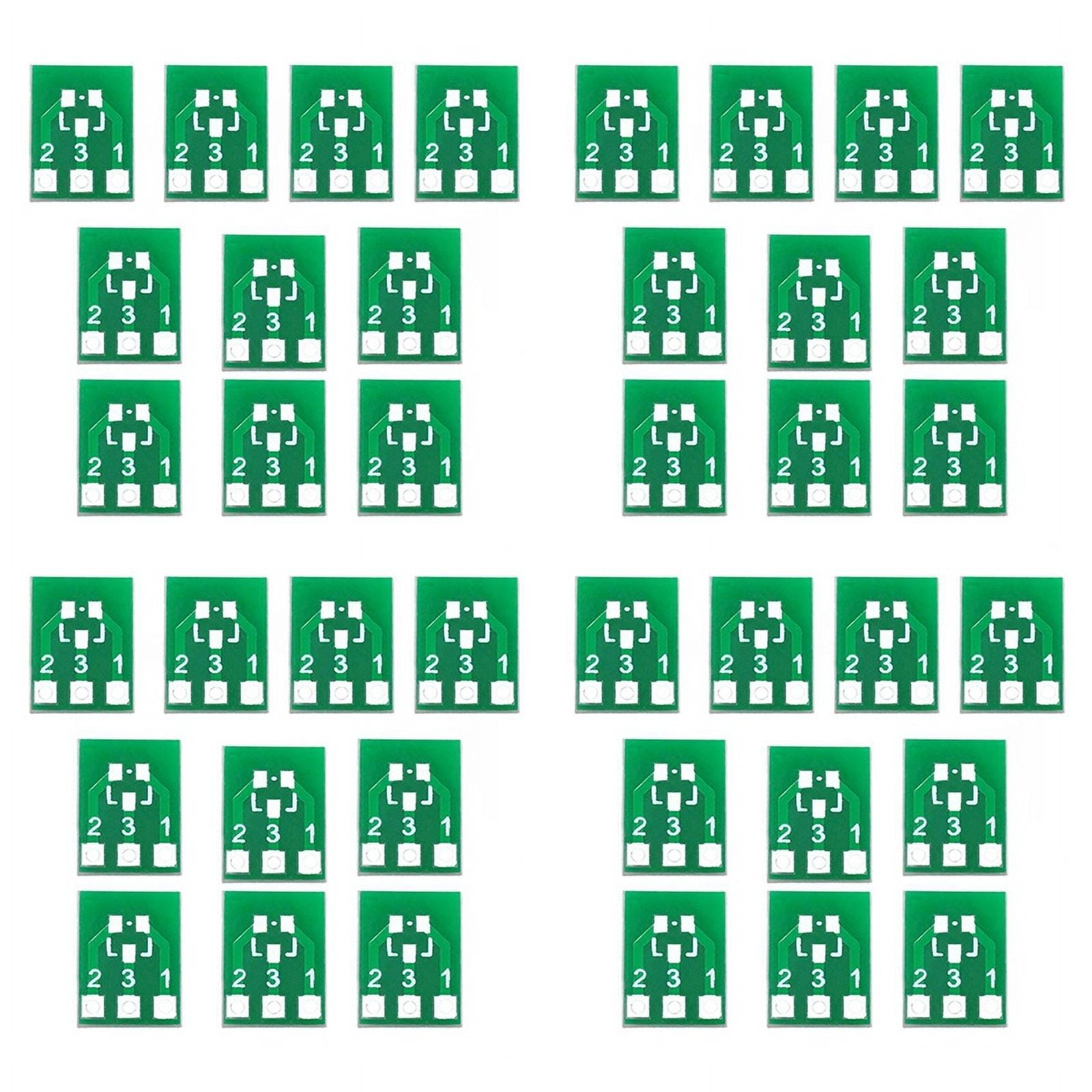 400PCS SOT23 SOT23-3 Turn SIP3 Double-Side SMD Turn to DIP Adapter Converter Plate SOT SIP IC ...