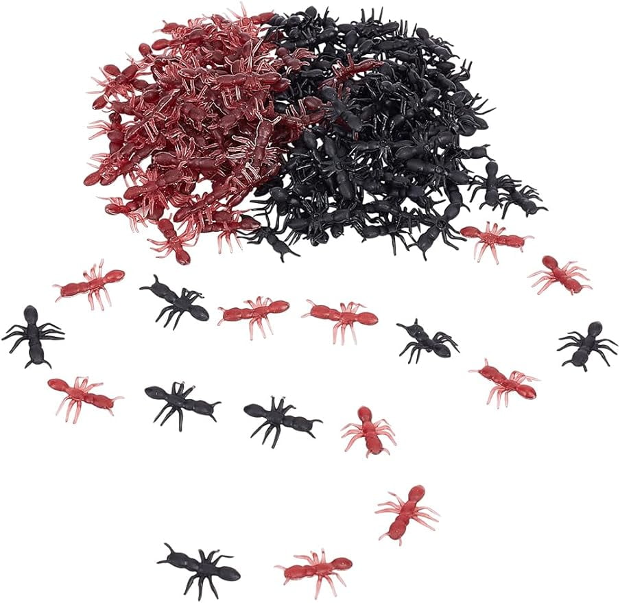 400Pcs 2 Colors Plastic Fake Ants Big Faux Ants Simulation Ant Prank ...