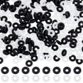 400Pcs 2 Colors Rubber O Rings Donut Spacer Beads Fit European Clip ...