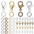 400Pcs 4 Colors Zinc Alloy Lobster Claw Clasps Parrot Trigger Clasps ...