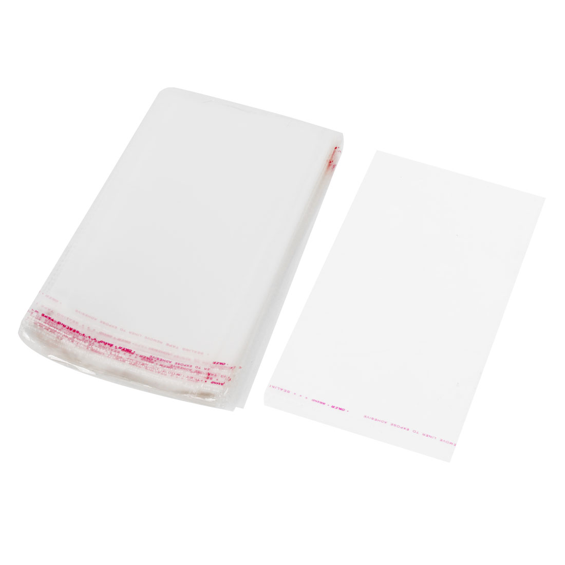 400Pcs 4x6cm Clear Resealable Cellophane Bags Self Adhesive Sealing ...