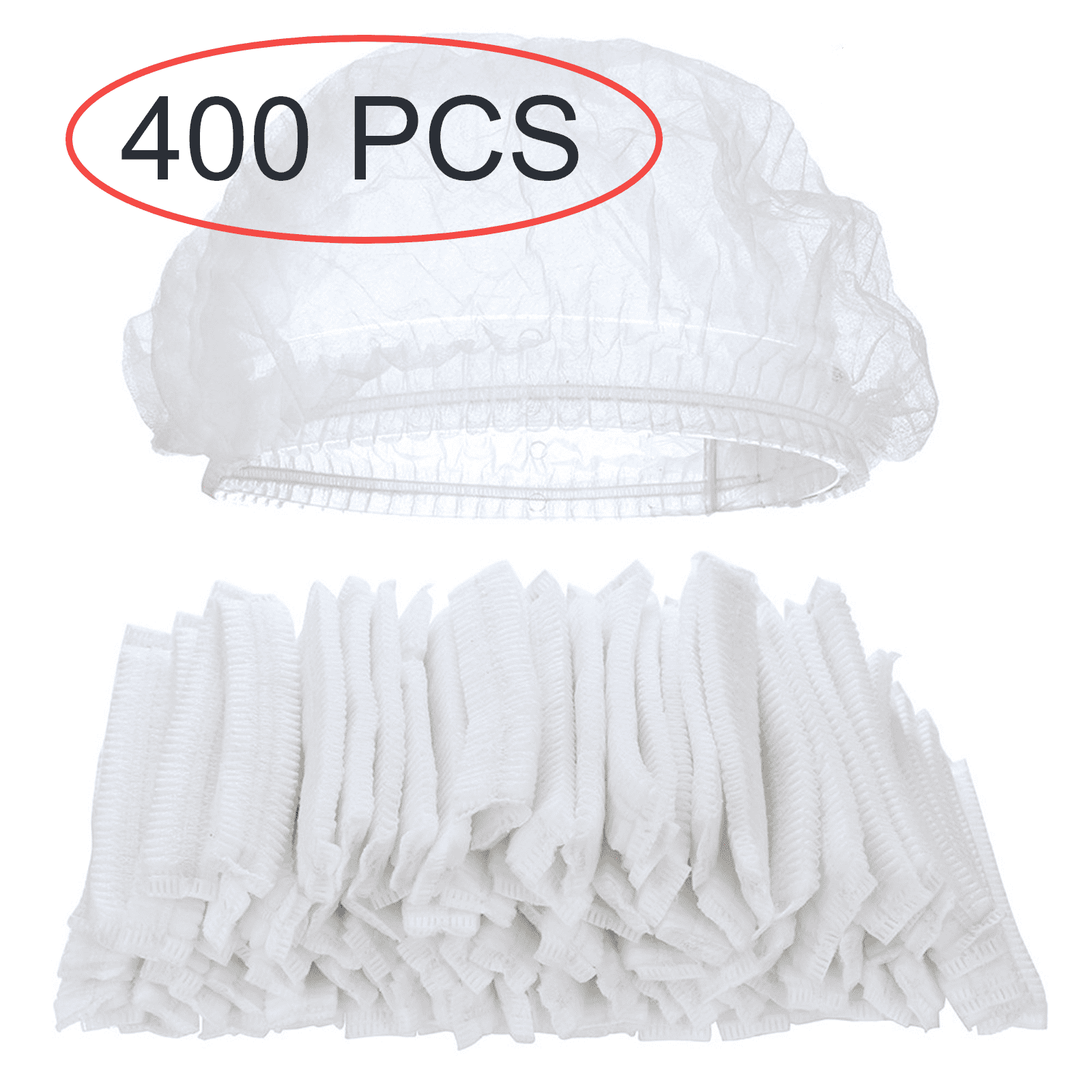 400Pcs Has Sim-ple Design Kitchen Cooking Chef Caps Restaurant Hat ...