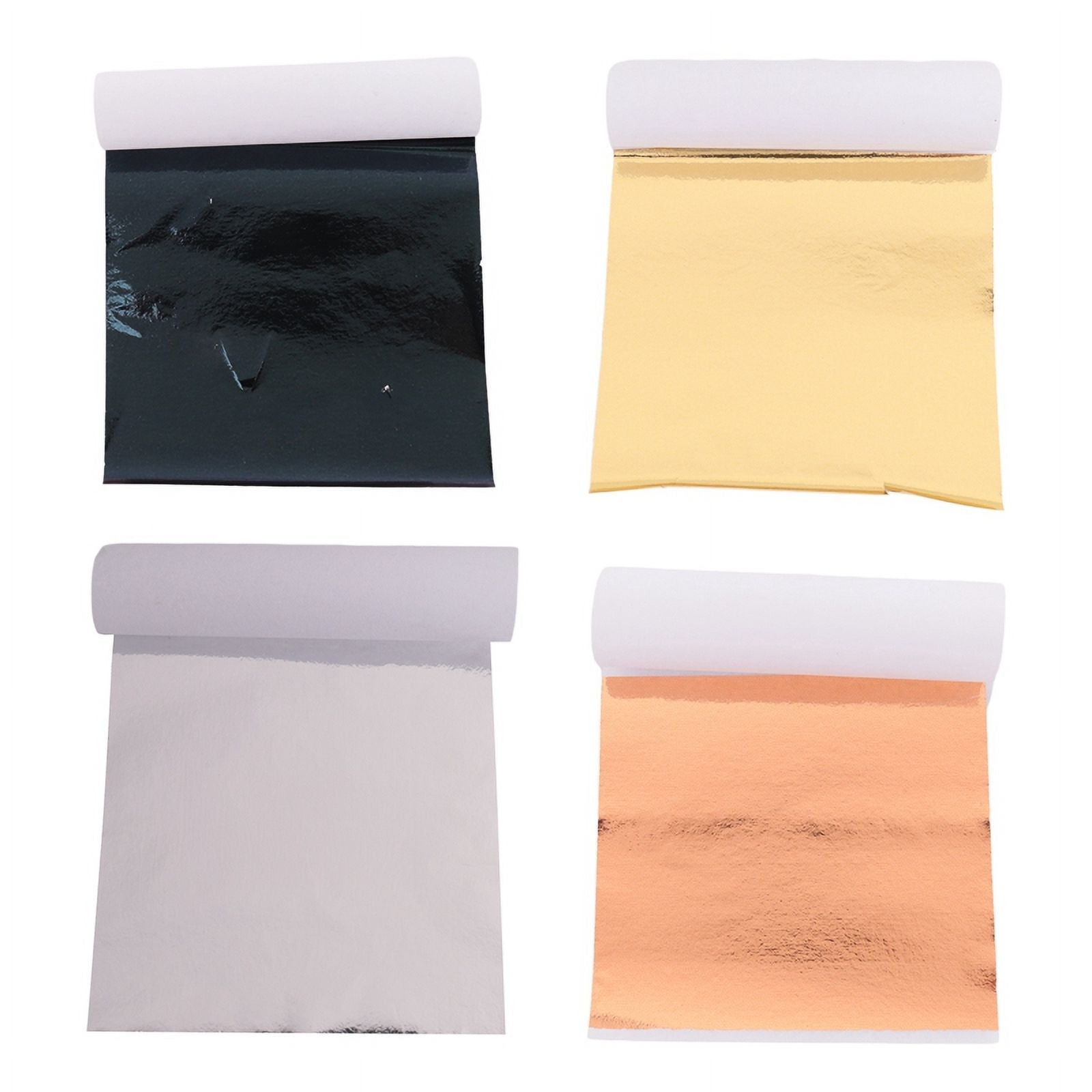 400Pcs Imitation Gold Silver Copper Foil Papers Leaf Flake Gilding ...