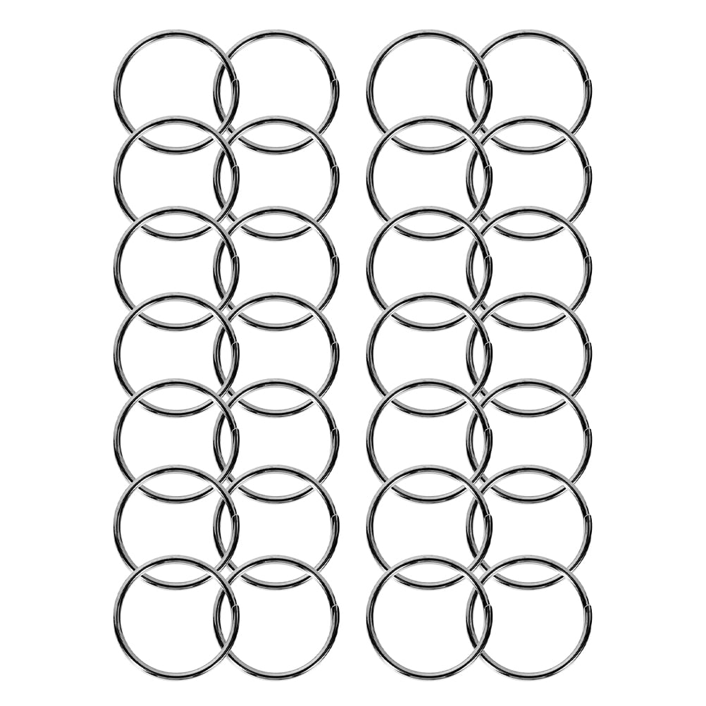 400Pcs Key Rings Metal Small Key Rings DIY Keychain Rings Metal Round ...