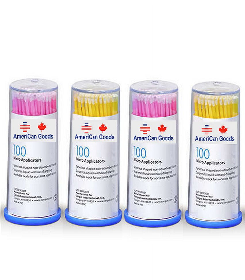 400Pcs Micro Applicators 1.5mm Fine, Assorted Colors Non-Linting Micro ...