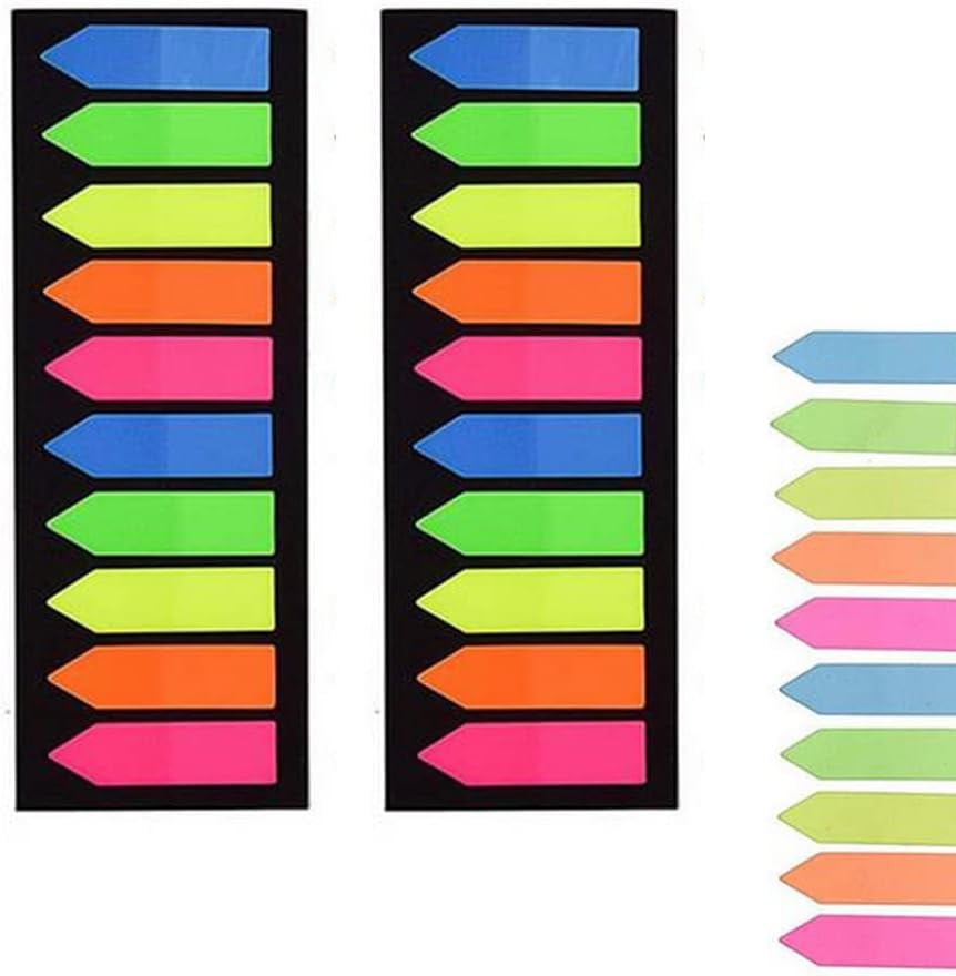400Pcs Sticky Index Tabs,Multi-Function Writable Sticky Notes Flags ...
