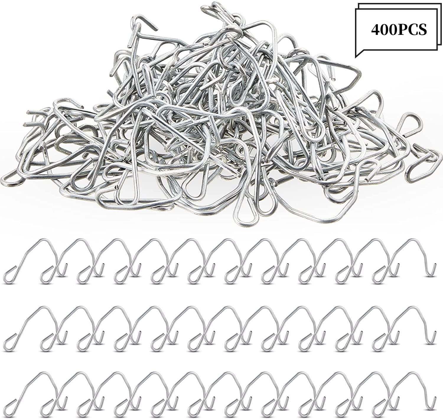 400Pcs T-Post Clips Bomutovy Fence Wire Clips Galvanized Steel Fence ...