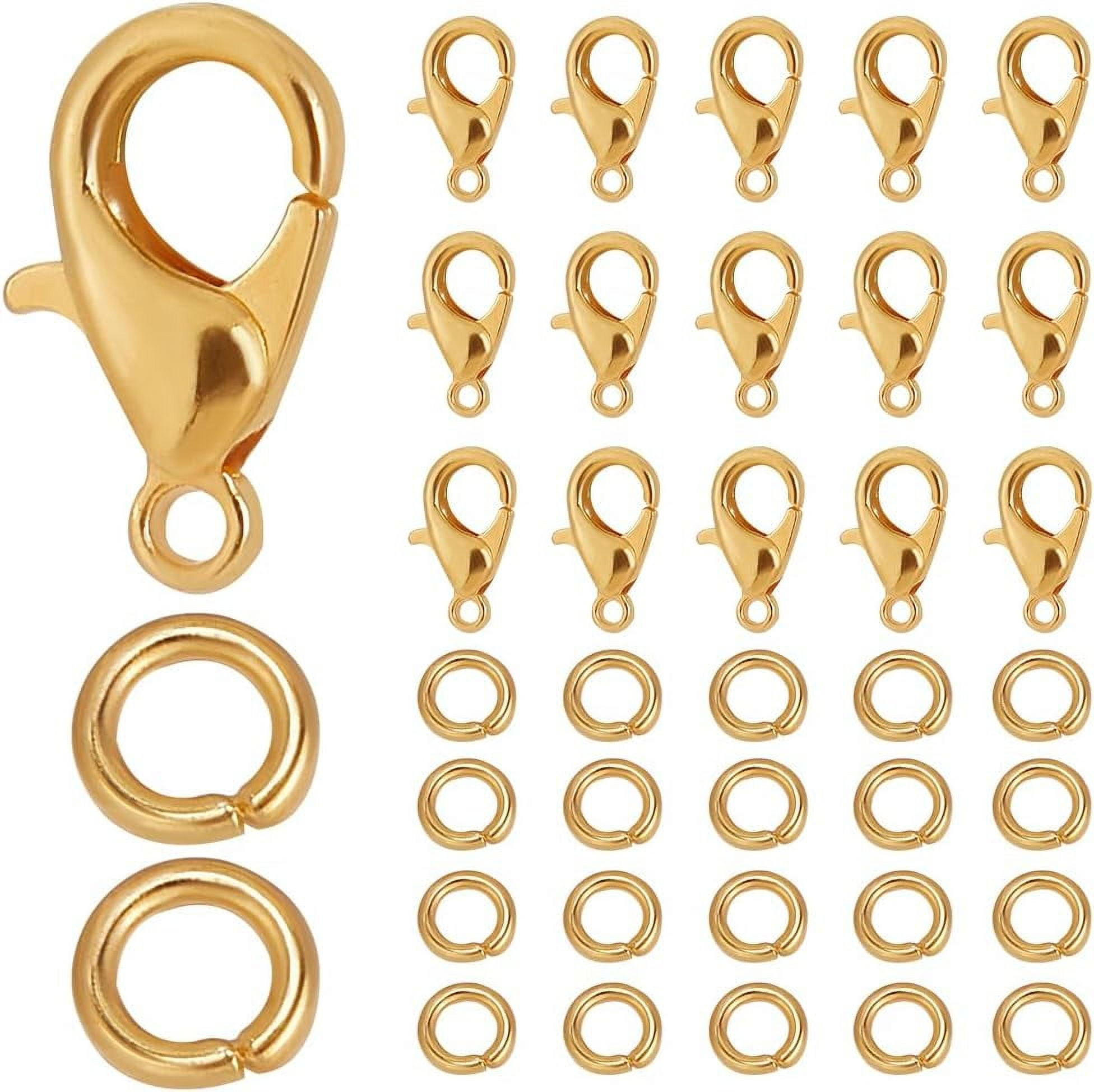 400Pcs Zinc Alloy Lobster Claw Clasps Parrot Trigger Clasps with 400Pcs ...