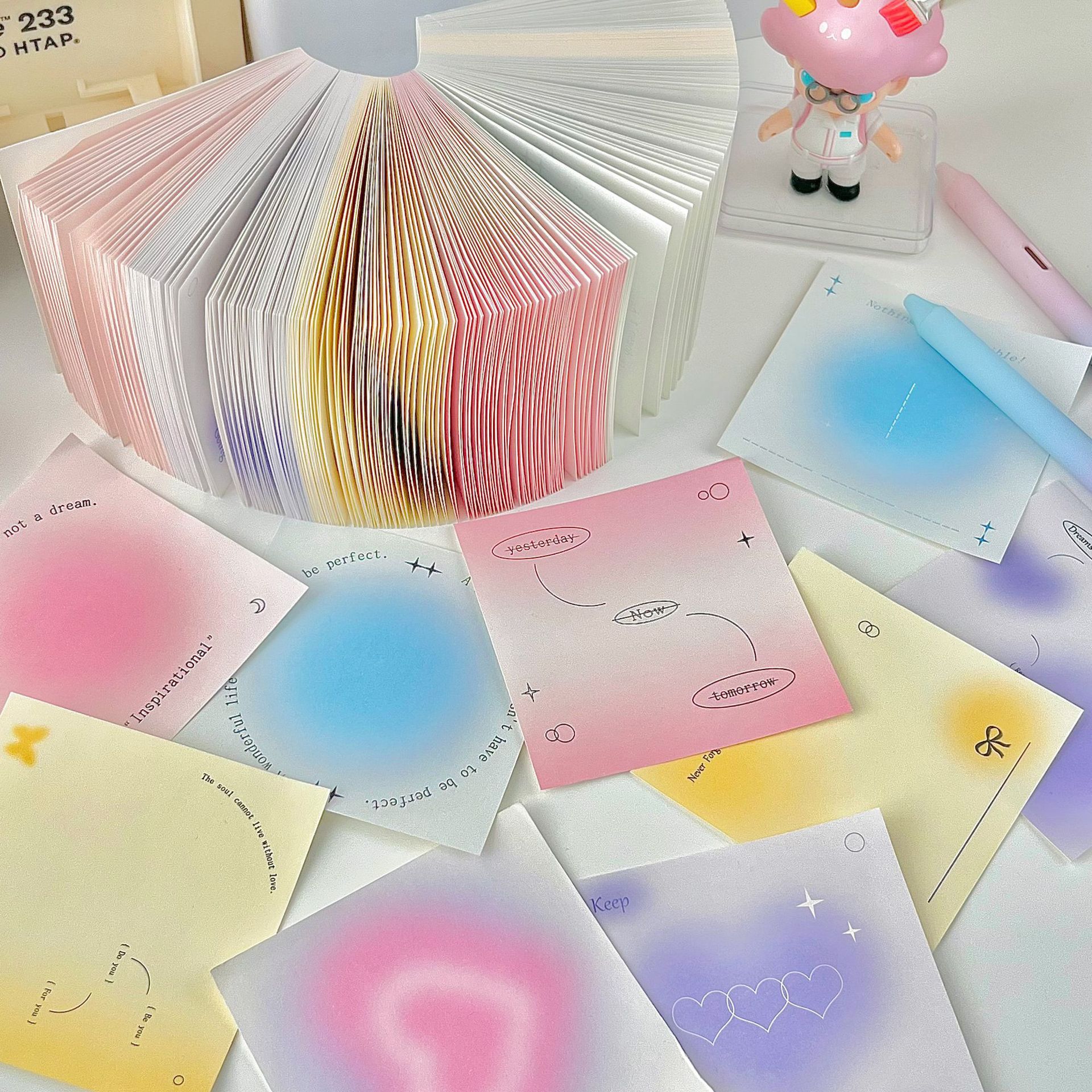 400Sheets/pack Memo Pad Large Capacity Message Notes Decorative Kawaii ...