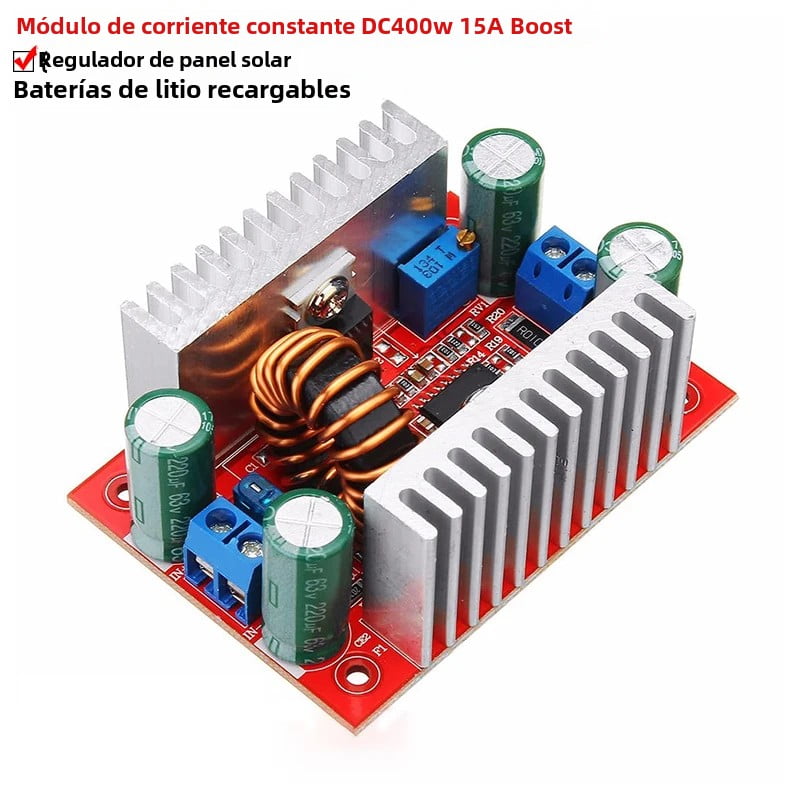 400W 15A DC-DC Boost Converter for LED, Step-up Power Module, 8.5-50V ...