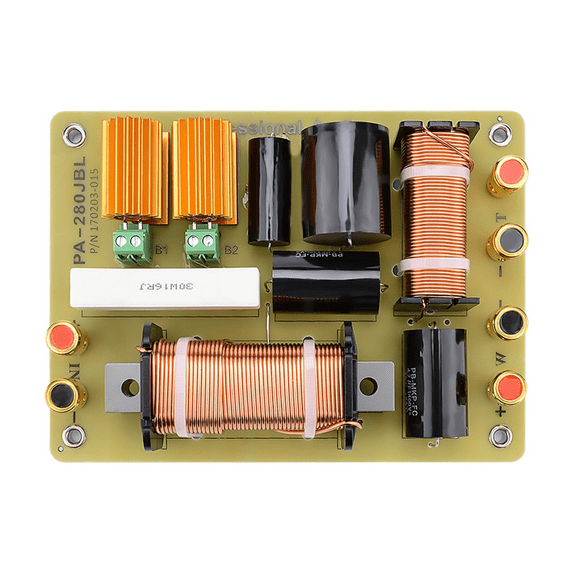 400W Audio Crossover Tweeter Bass Speaker 2 Way Frequency Divider Stage ...