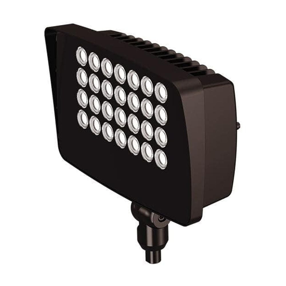 400W Equivalent Integrated LED Bronze Outdoor High Output Flood Light ...