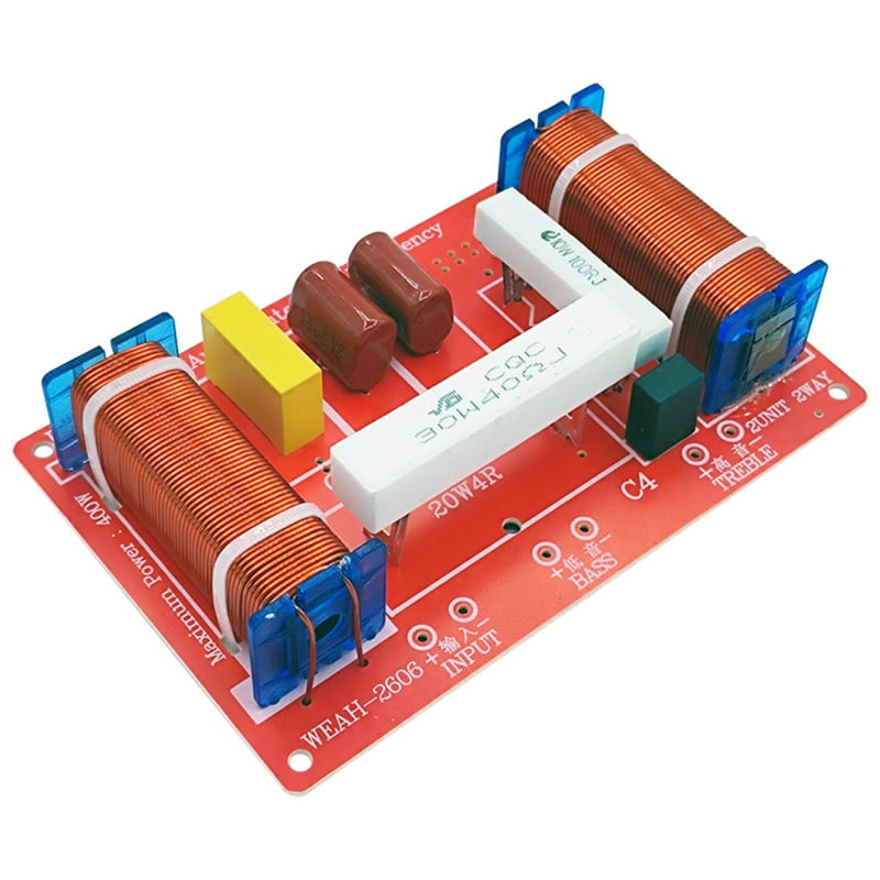 400W High Power Speaker Crossover Module - Dual-Way Treble Base Filter ...