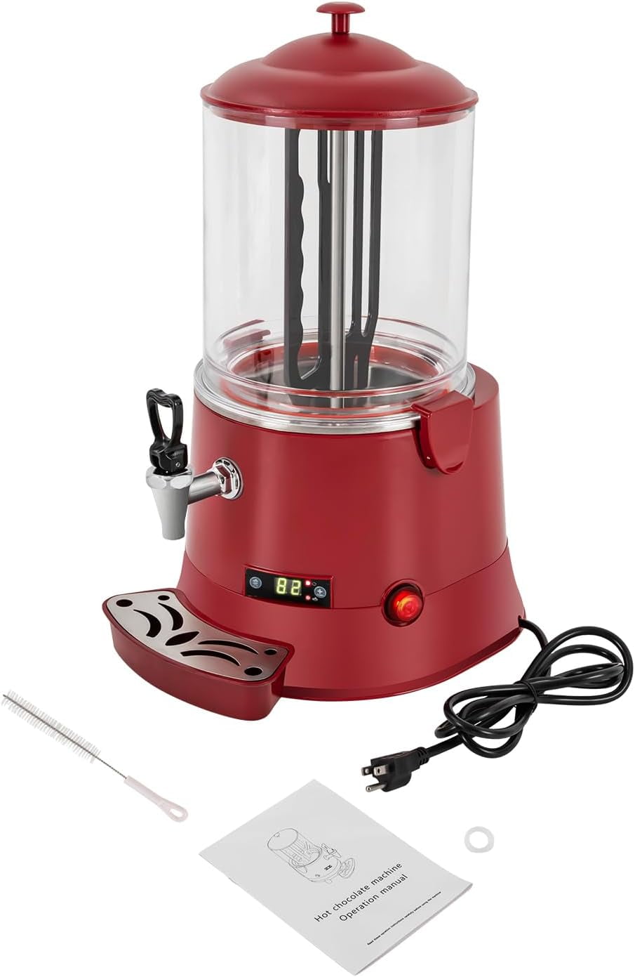 400W Hot Chocolate Machine, 10L Commercial Hot Chocolate Machine Maker ...