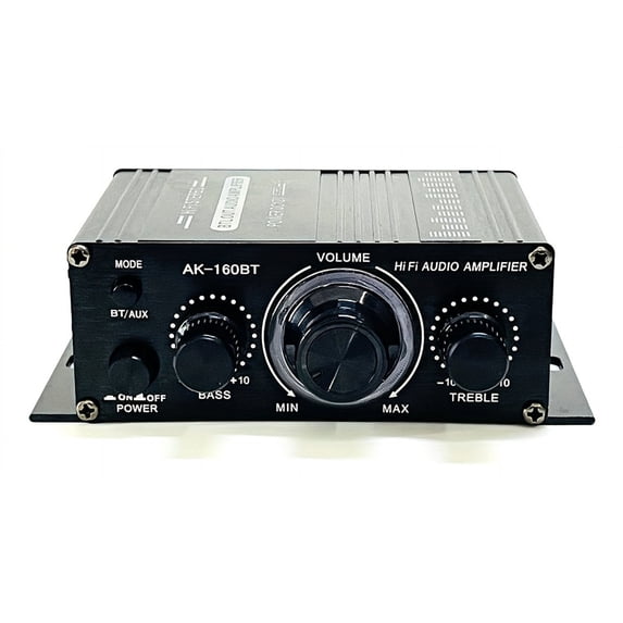 400W MINI Power Amplifier Channel 2.0 With BT HIFI Stereo Sound Amp ...