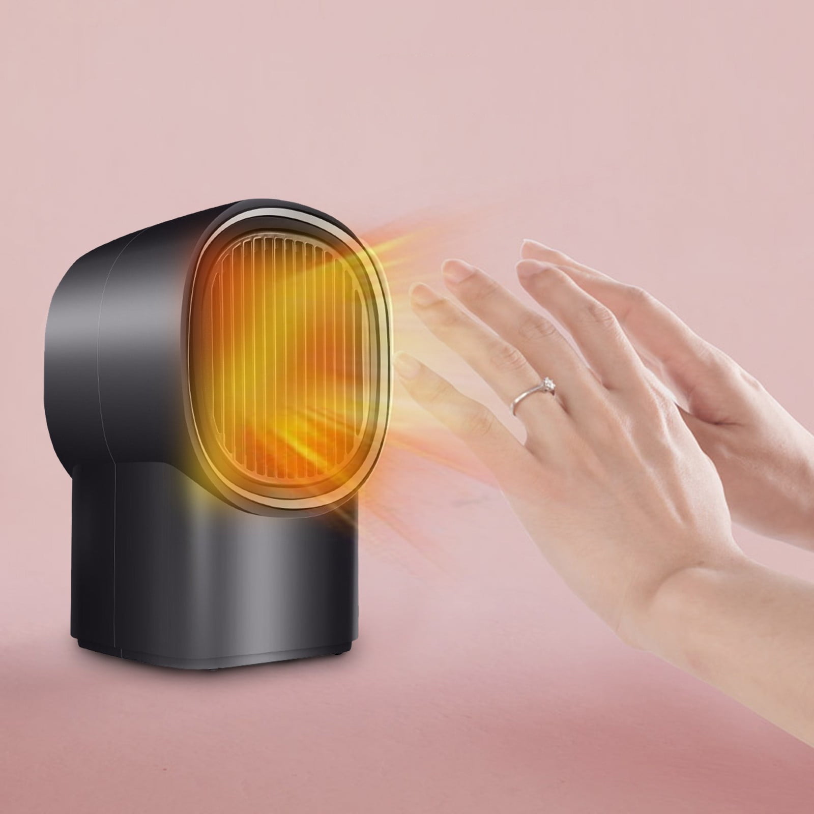 400W Portable Space Heater | Desk & Office Use | Mini Ceramic Heater ...