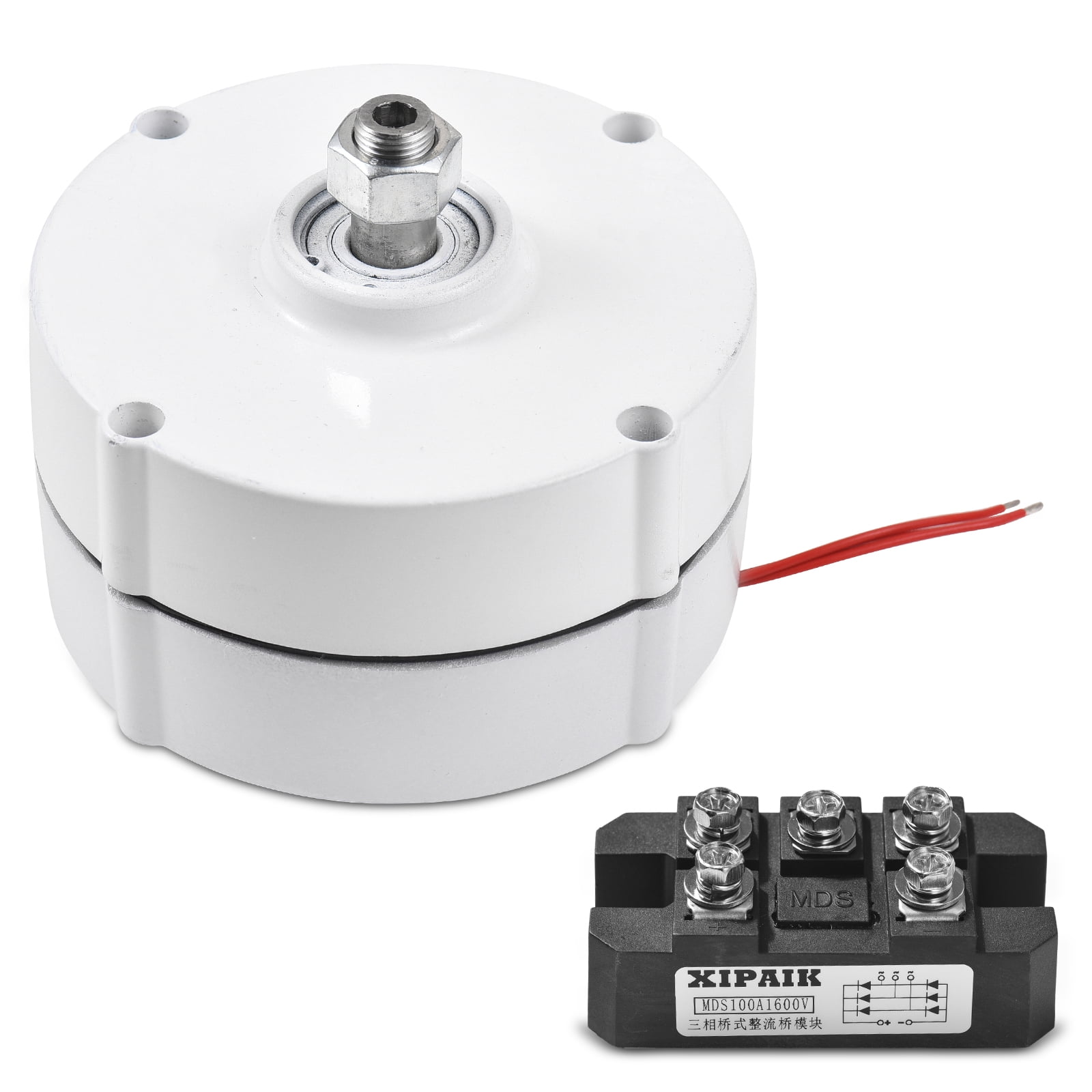 400W Three-Phase Alternator Rare Earth NdFeB Permanent Magnet Generator 750rpm 12V High Speed ...