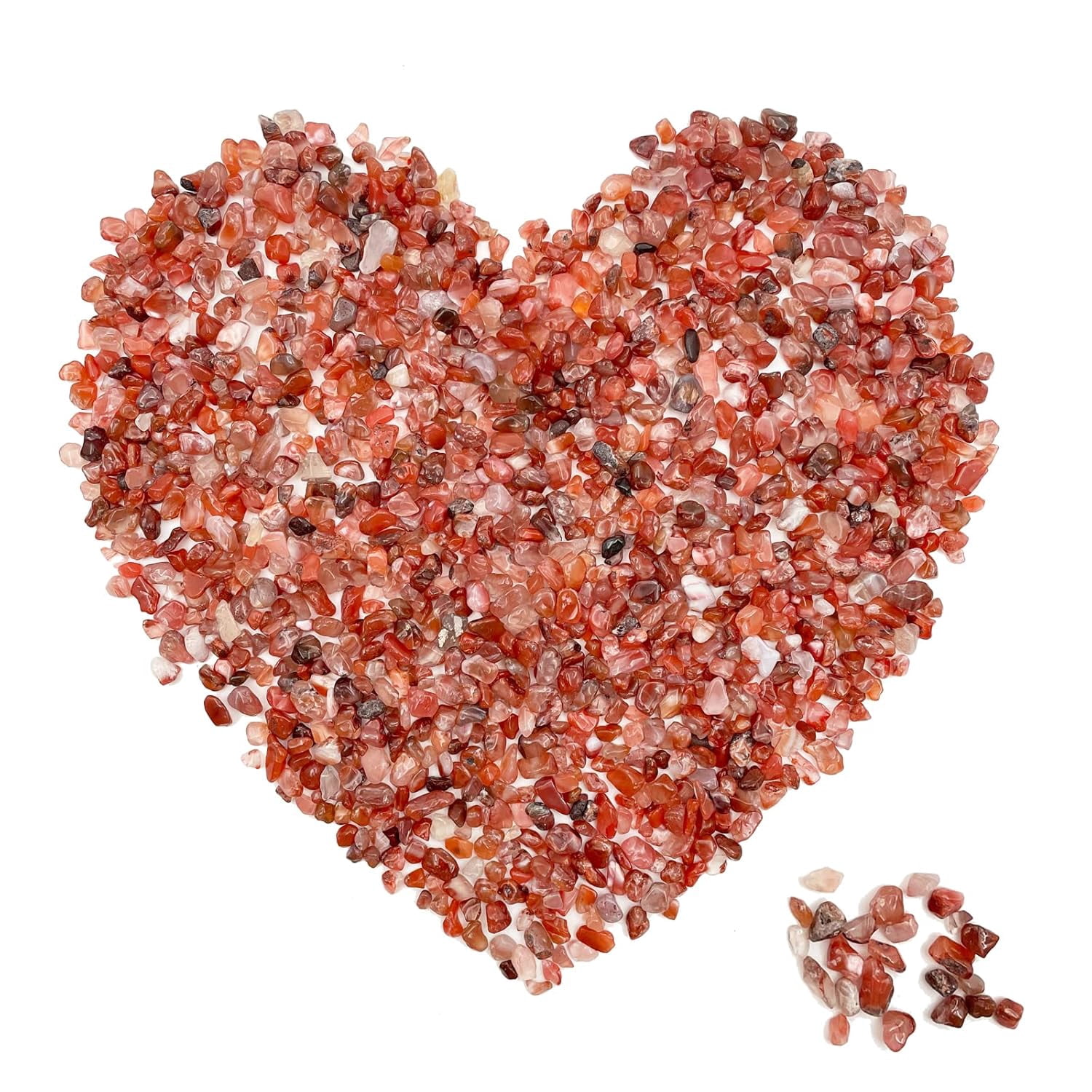 400g/0.88lb Tumbled Chips Stones, 5-10 mm Crushed Crystal Quartz ...