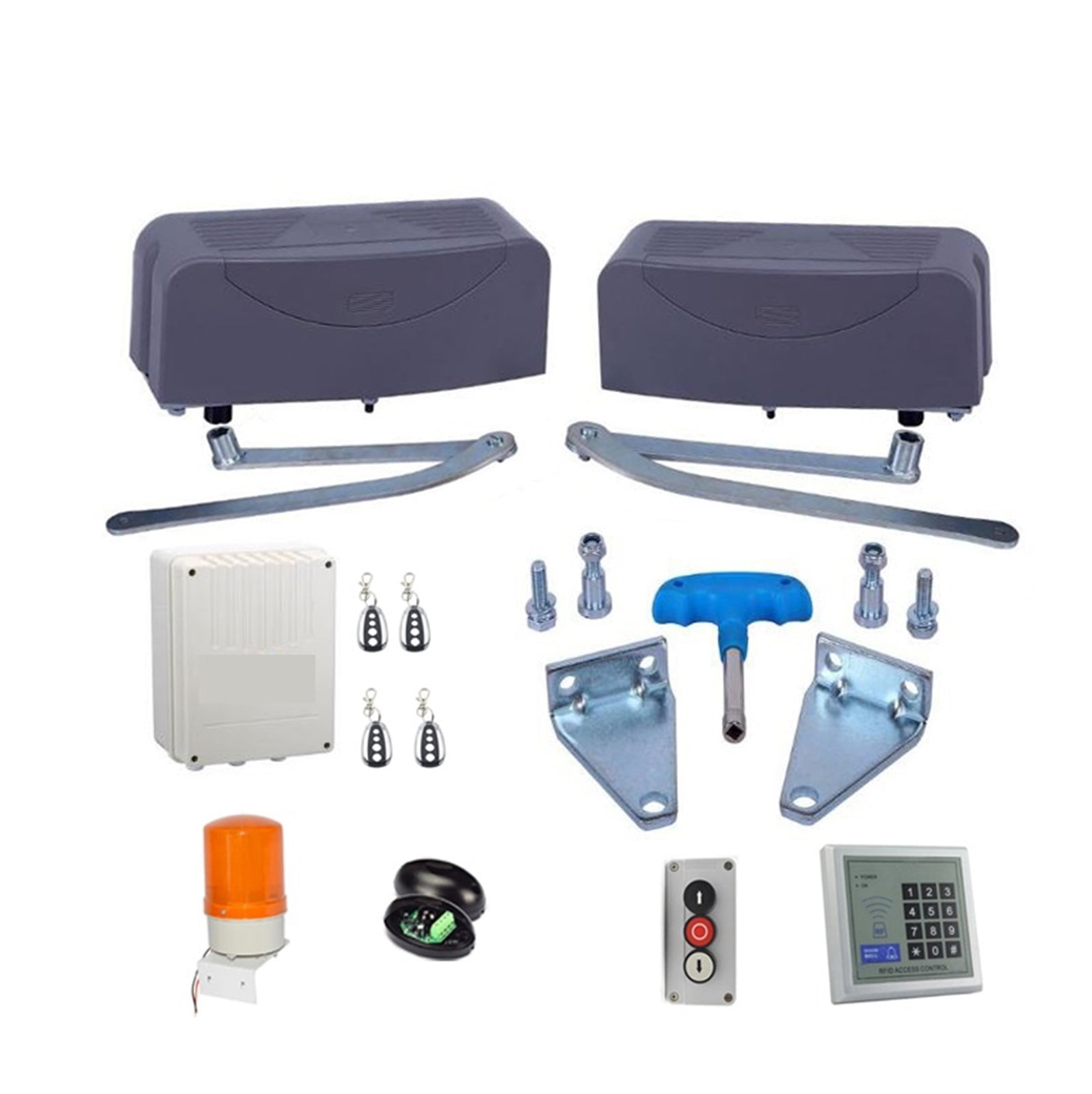 400kg Loading Per Leaf Articulated GSM Automatic Swing Gate Openers ...