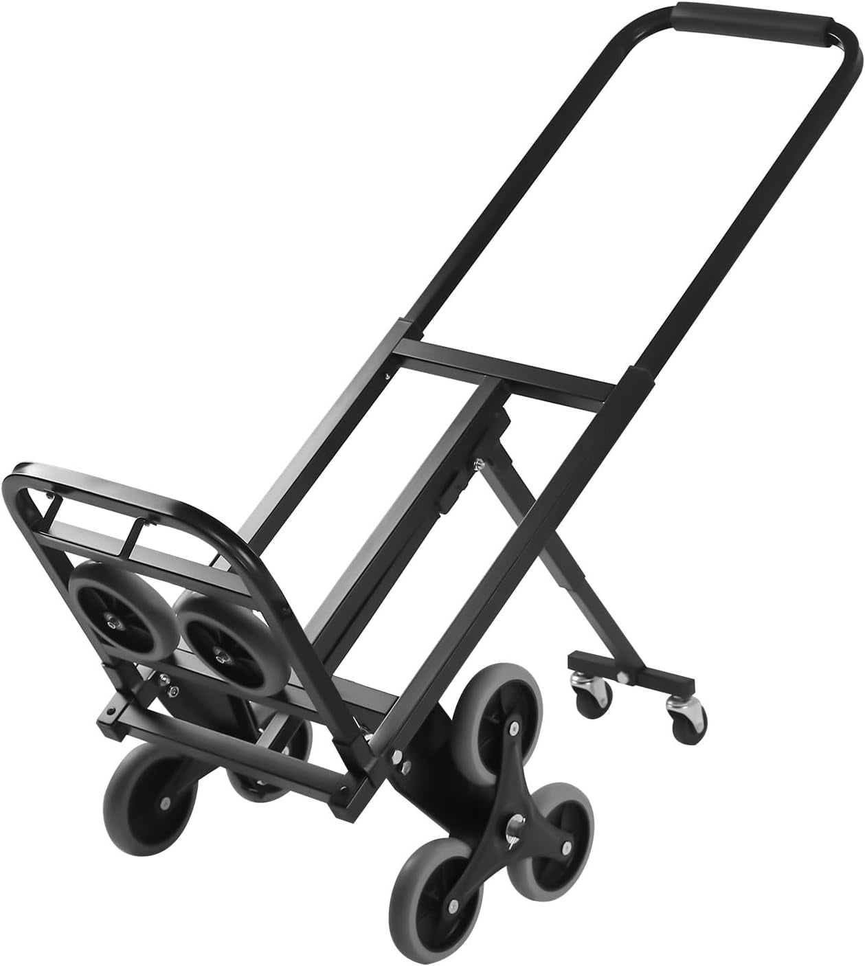 400lbs Heavy Duty Folding Hand Truck Dolly Cart Stair Climbing Cart ...