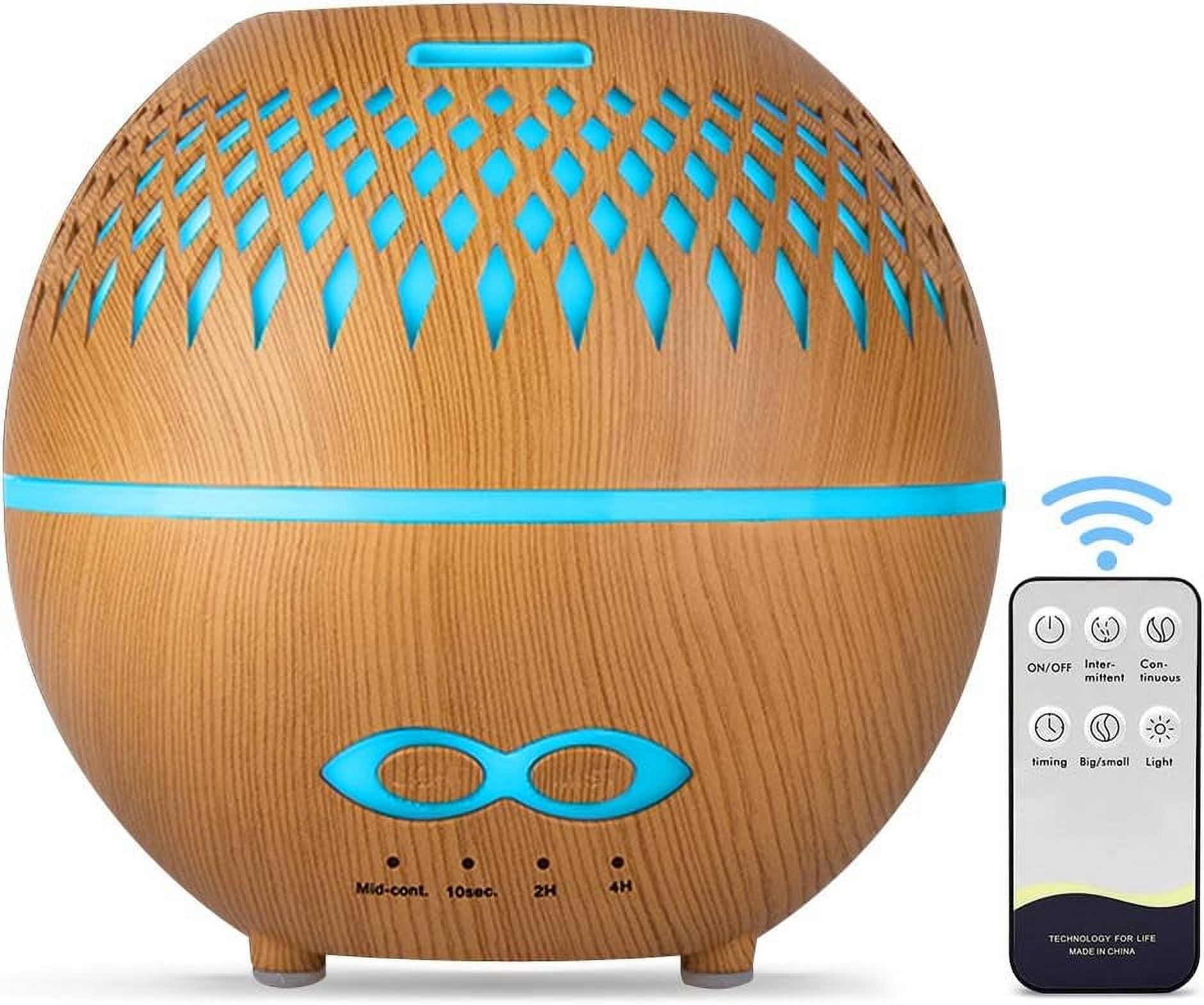 400ml Essential Oil Diffuser, Ultrasonic Humidifier Aromatherapy ...