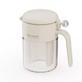 400ml Glass Spice Jars with Built-in Retractable Spoon,Airtight Sealed ...