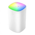 400ml Mini Humidifier with LED Light, Dual Spray Modes, USB Powered ...