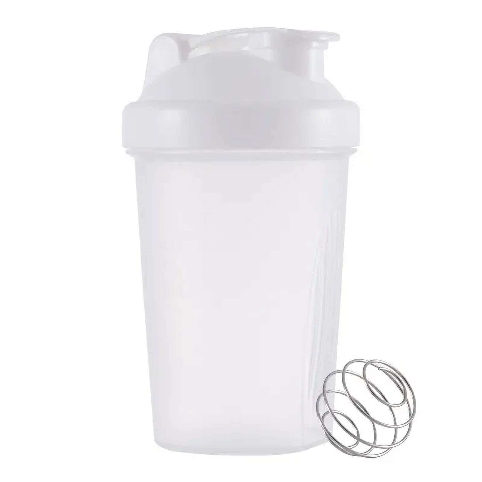 400ml Shaker Cup, Leak-proof Protein Powder Milkshake Mixing Cup with ...