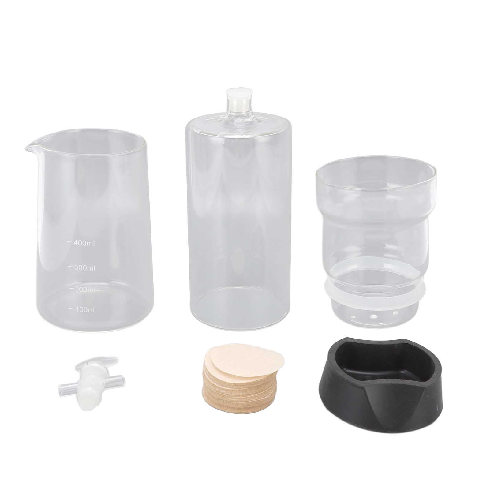 400ml Transparent High Borosilicate Glass Coffee Drip Pot - Reusable ...