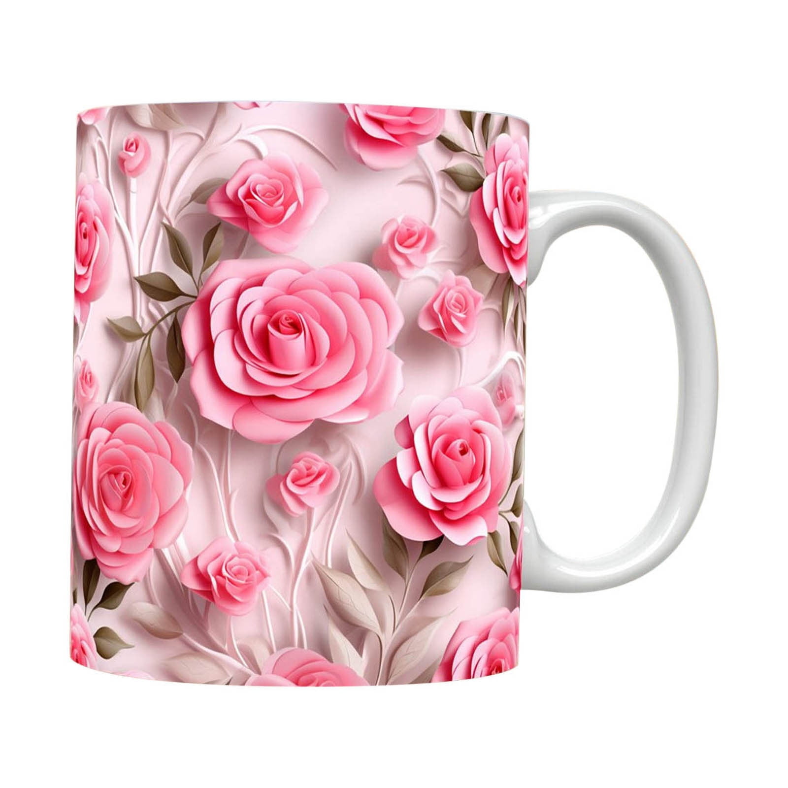 400ml Valentine's Day Ceramic Broken Wall Mark Cup - Walmart.com