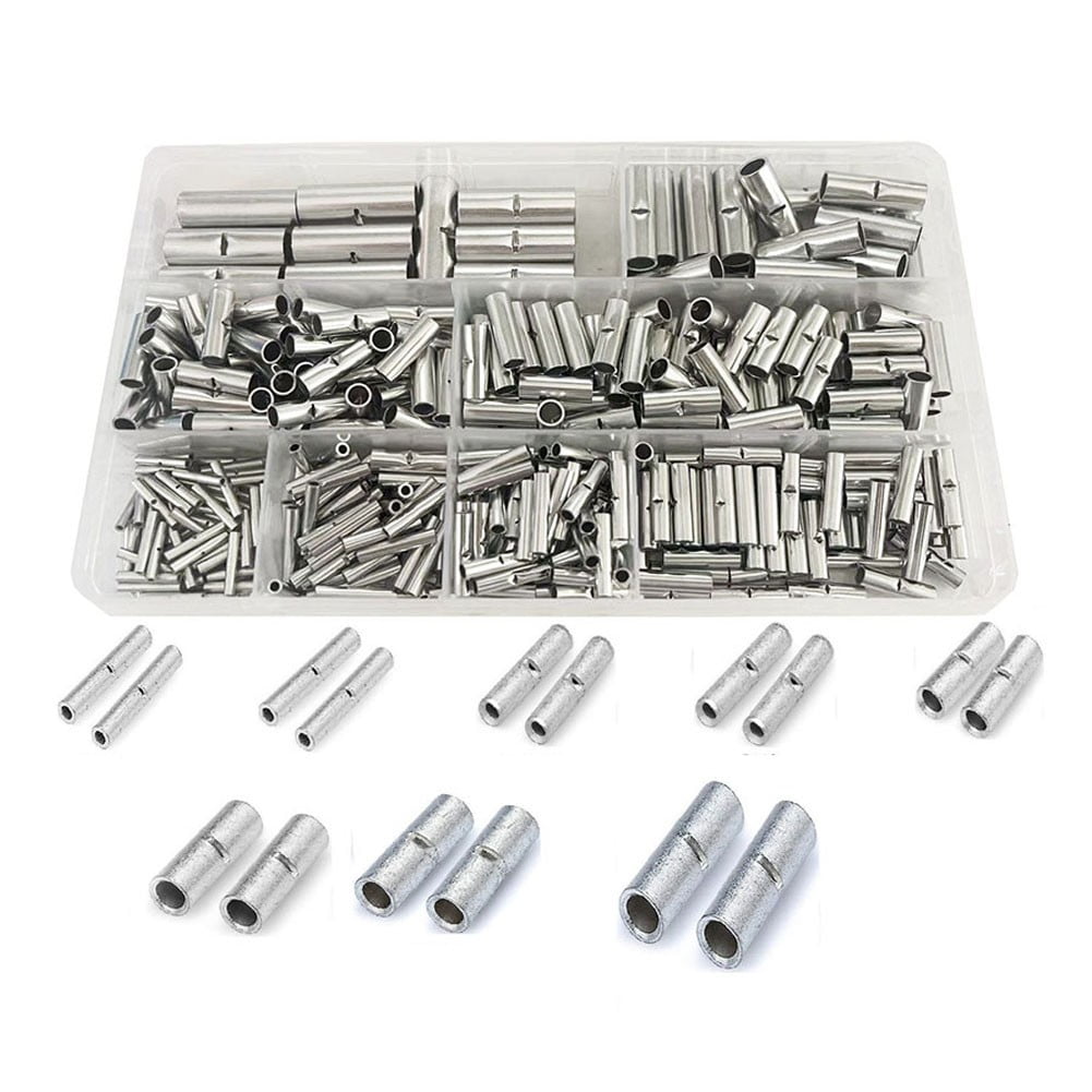 400pc Non Insulated Butt Connectors Wire Butt Connectors Wire ...